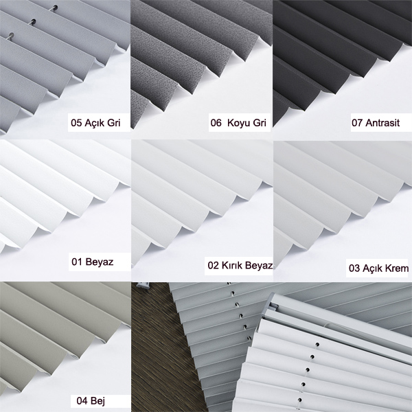 Plicell Niteflite Blackout Plise Perde Fiyatı 1.495,00 TL/m2 - Cam Balkon Karartma Perdeler